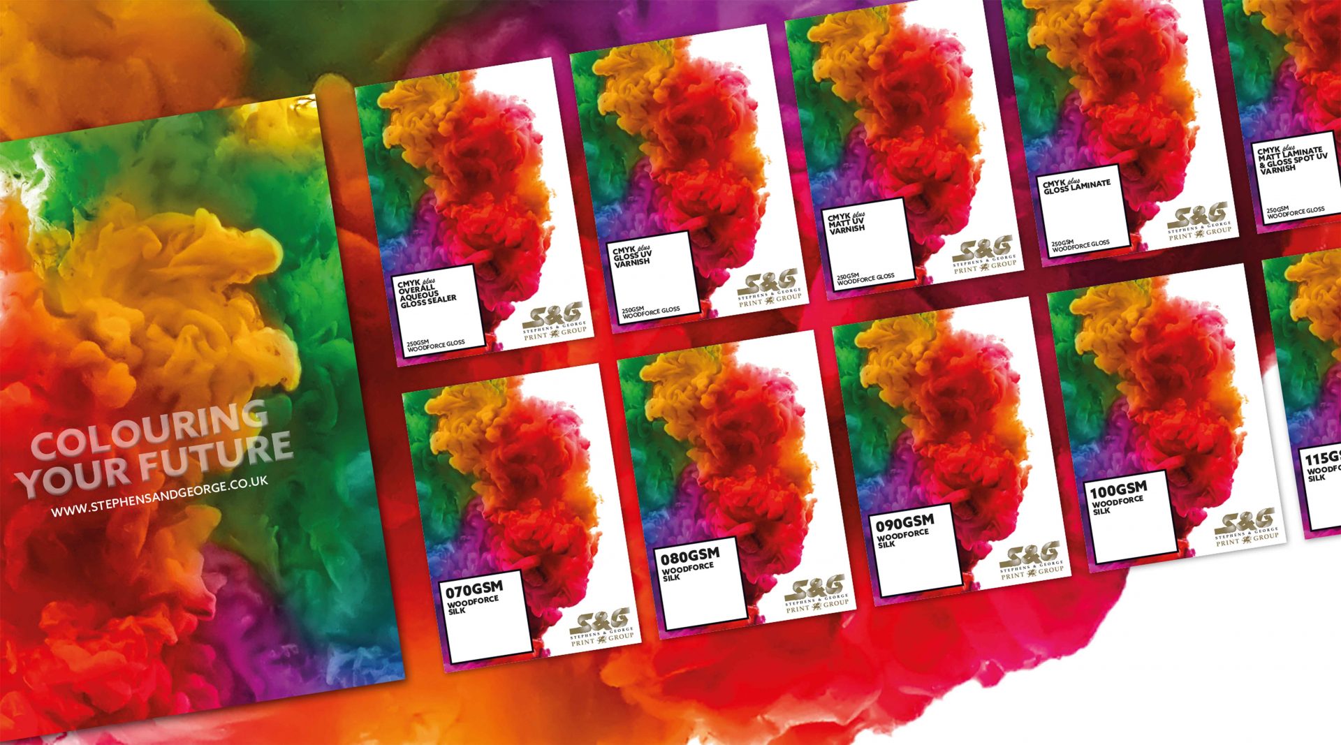 Paper & Finishing Samples now available! - Stephens & George Print Group